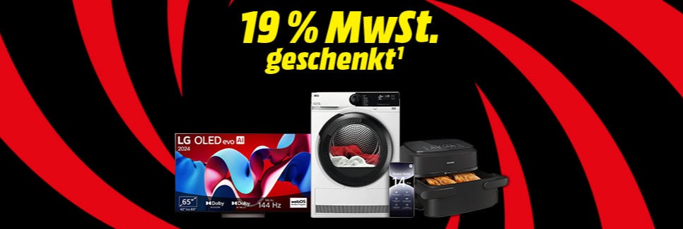 [Endet heute] 19% MWSt. Aktion bei Media Markt und Saturn - Alle Angebote in der Übersicht! #DE ...