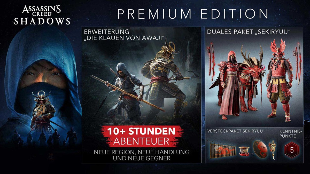 Assassin's Creed Shadows Premium Edition (Ubisoft-Connect) ab 35,73 EUR ...