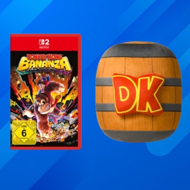 Donkey Kong Bananza (Switch 2) + Donkey Kong DK-Fass-Kissen ab 109,98 ...