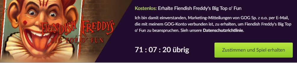 Fiendish Freddy's Big Top o' Fun (GOG) komplett kostenlos #Reseller ...